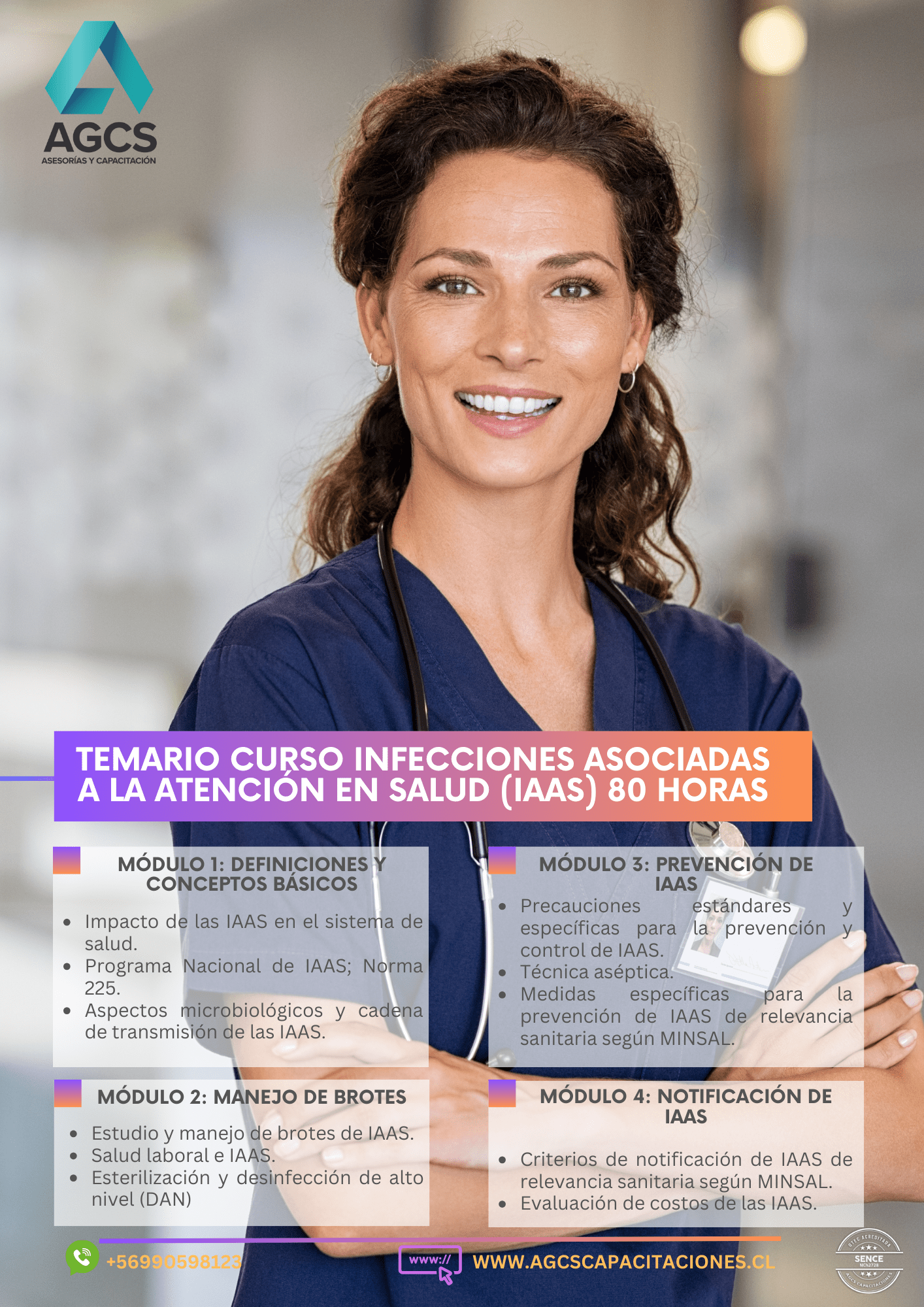 Curso Prevención y Control de IAAS (80 Horas) – AGCS Capacitaciones